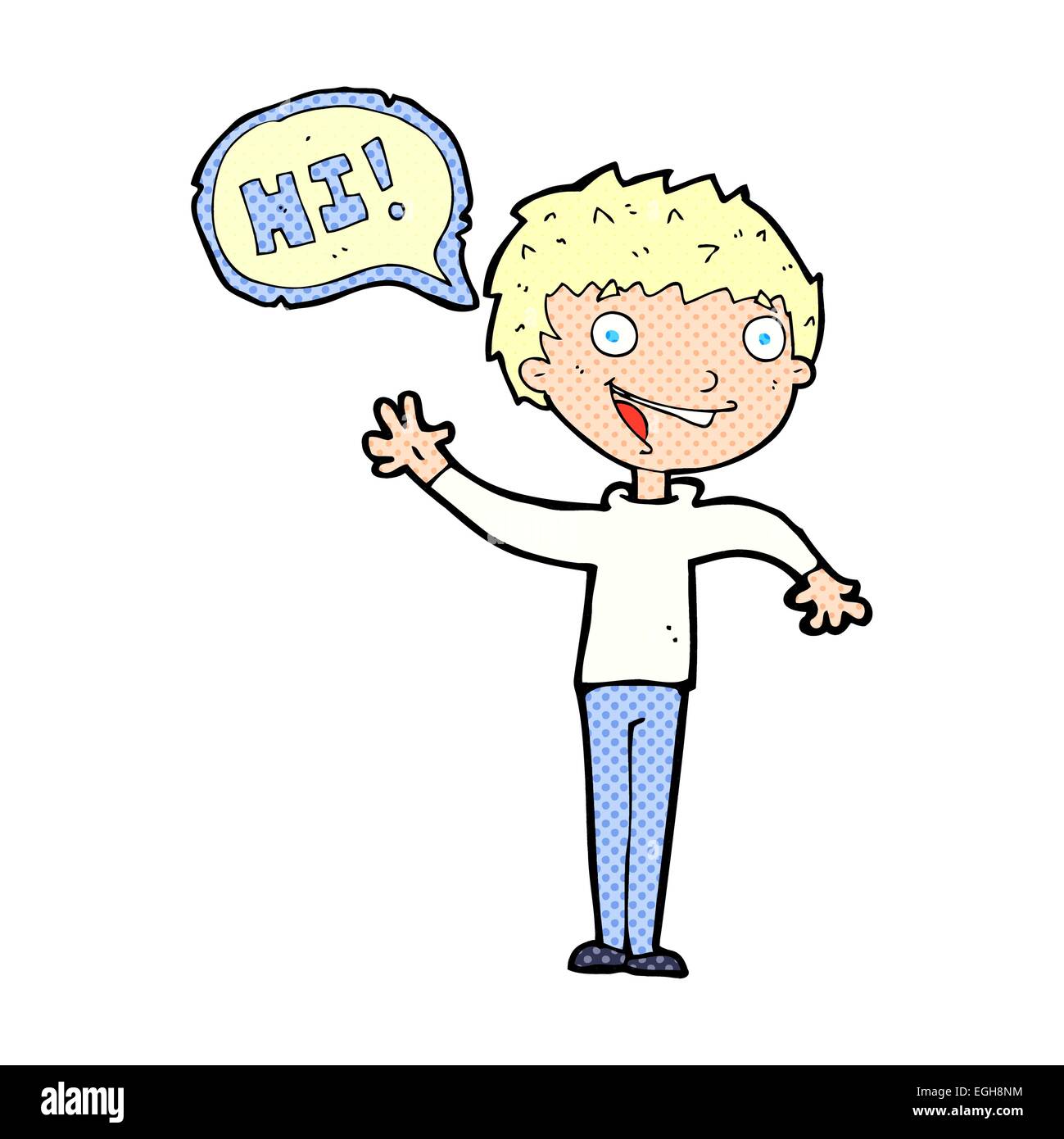 cartoon boy saying hi Stock Vector Image & Art - Alamy cartoon boy saying hi Stock Vector Image & Art - Alamy