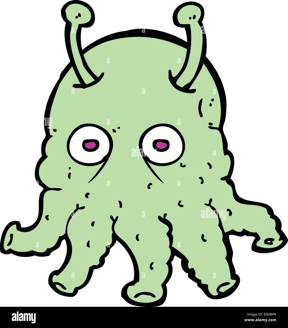 cartoon space alien Stock Vector Image & Art - Alamy