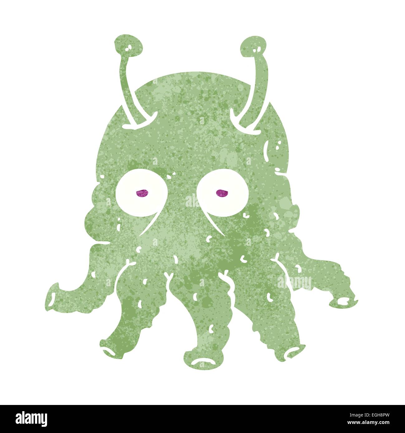 cartoon space alien Stock Vector Image & Art - Alamy