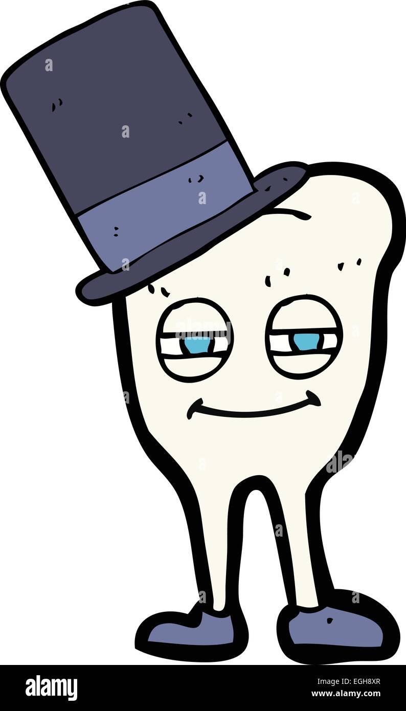 cartoon man wearing top hat Stock Vector Image & Art - Alamy