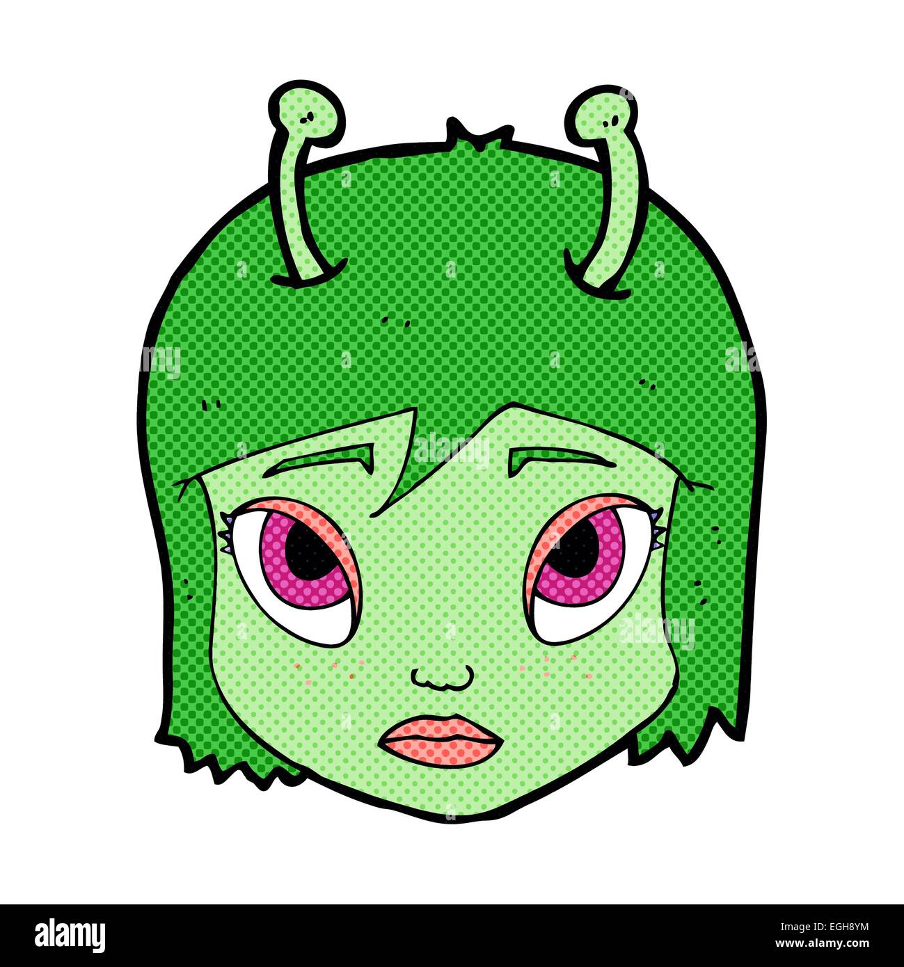 cartoon space alien Stock Vector Image & Art - Alamy