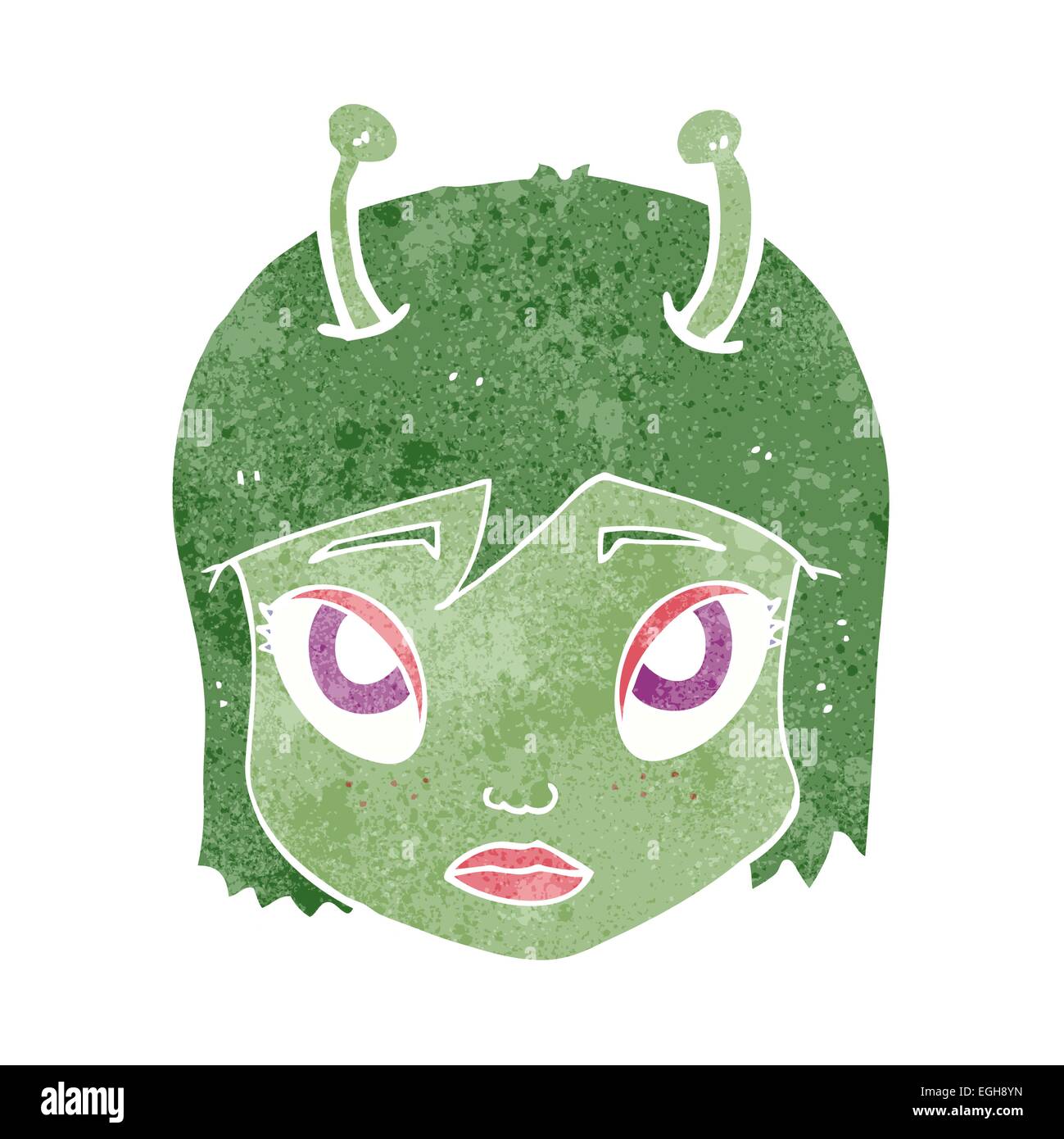 cartoon space alien Stock Vector Image & Art - Alamy