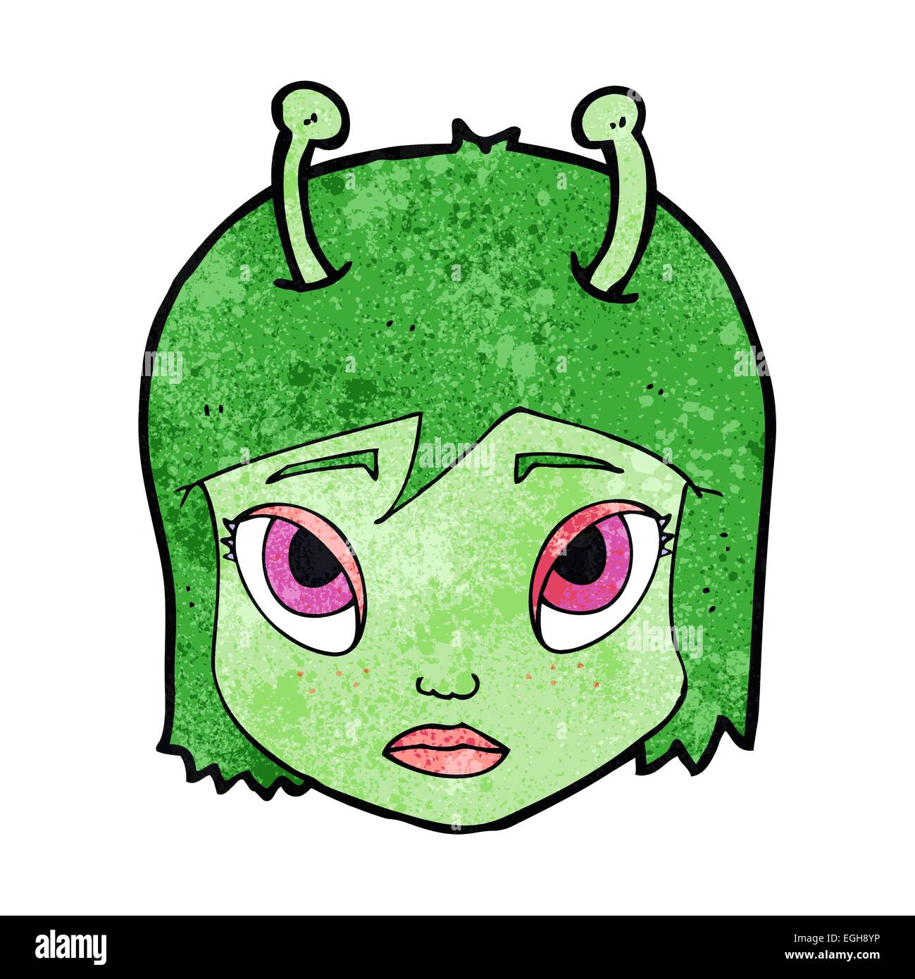 cartoon space alien Stock Vector Image & Art - Alamy