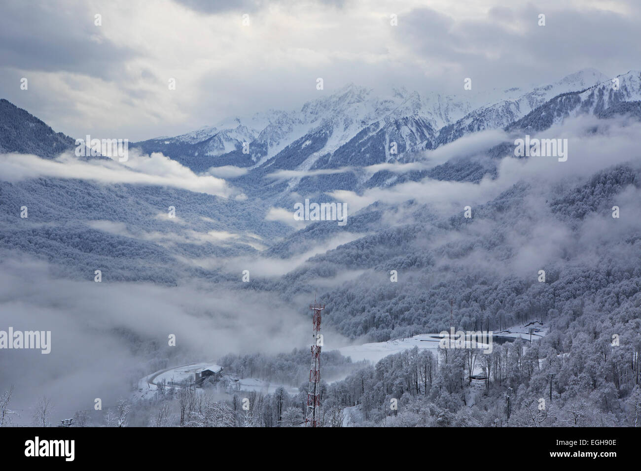 Rosa Khutor Alpine Ski Resort Stock Photo - Alamy