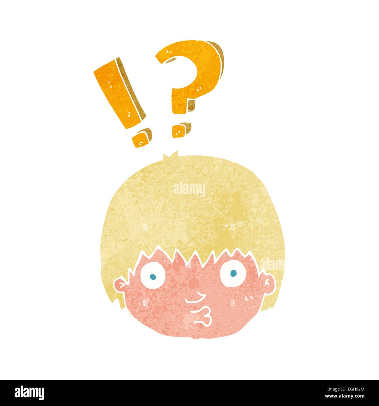 cartoon curious face Stock Vector Image & Art - Alamy