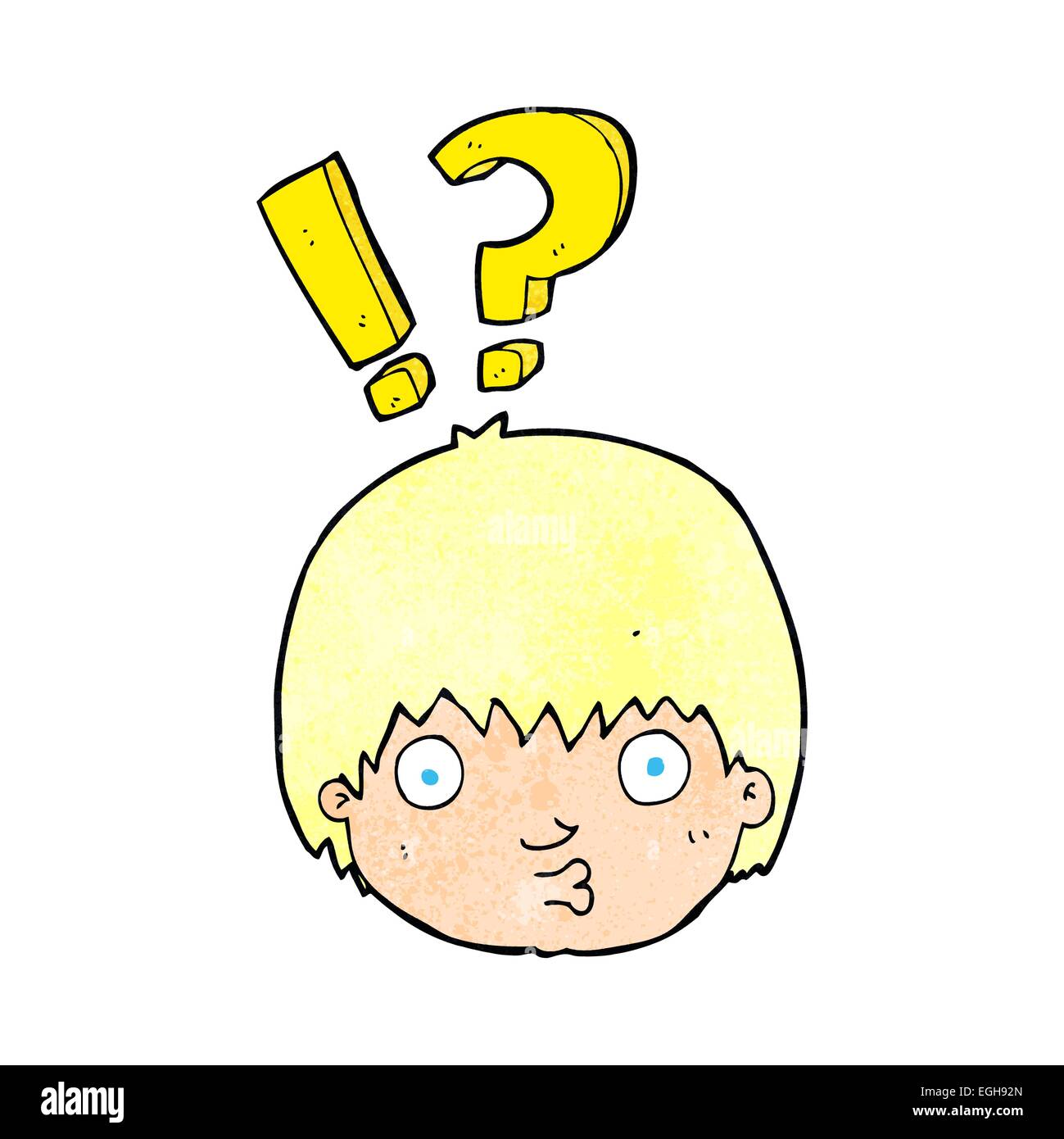 cartoon curious face Stock Vector Image & Art - Alamy