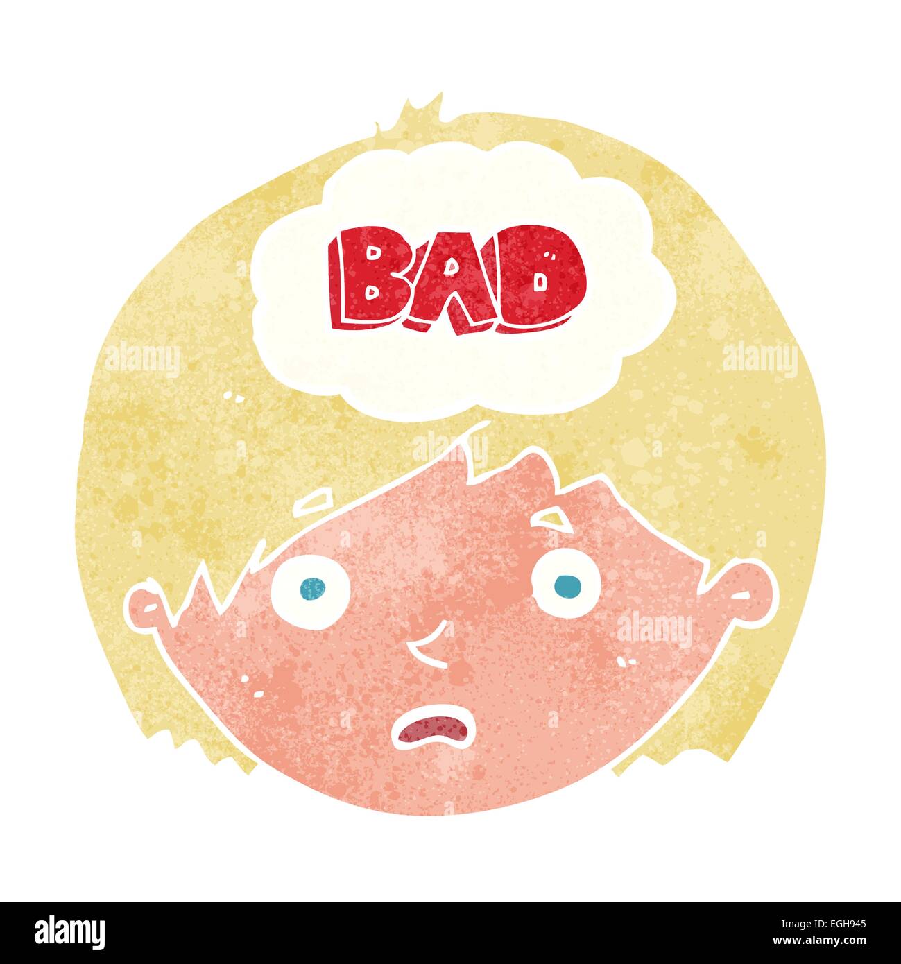 cartoon man having bad thoughts Stock Vector Image & Art - Alamy