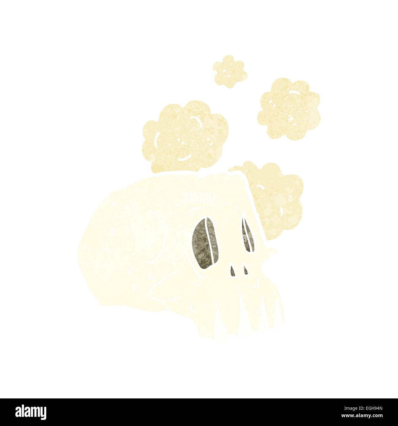 cartoon dusty old skull Stock Vector Image & Art - Alamy