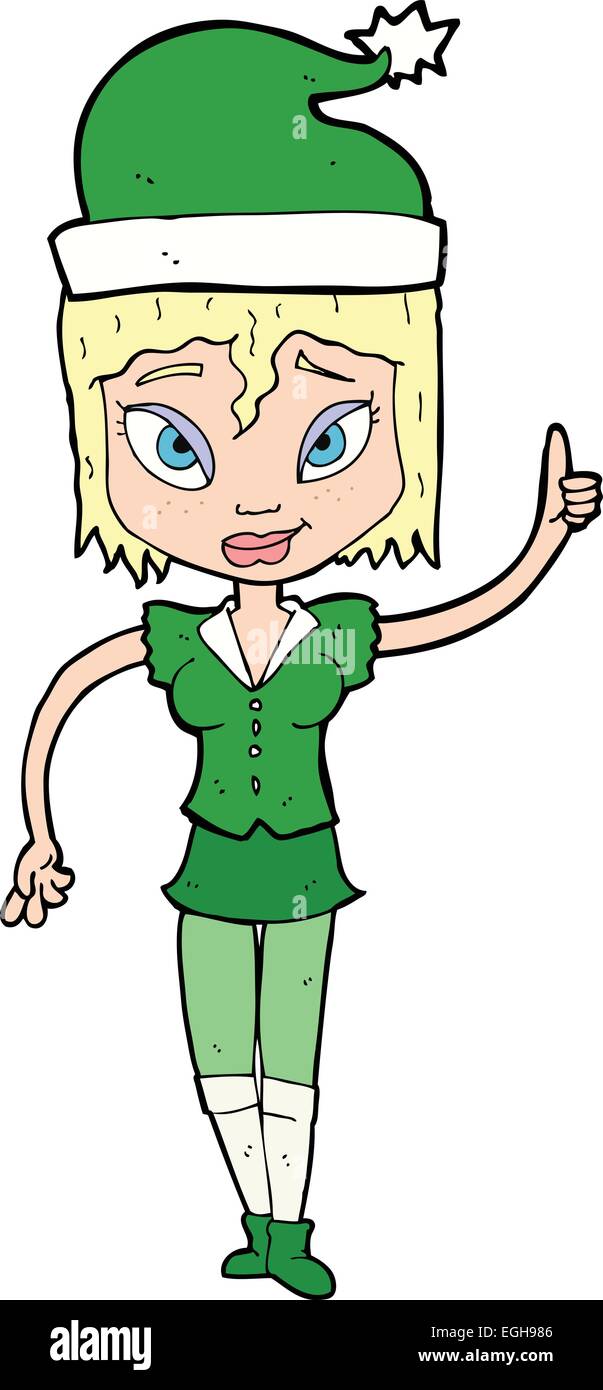 Helper cartoon woman hi-res stock photography and images - Alamy