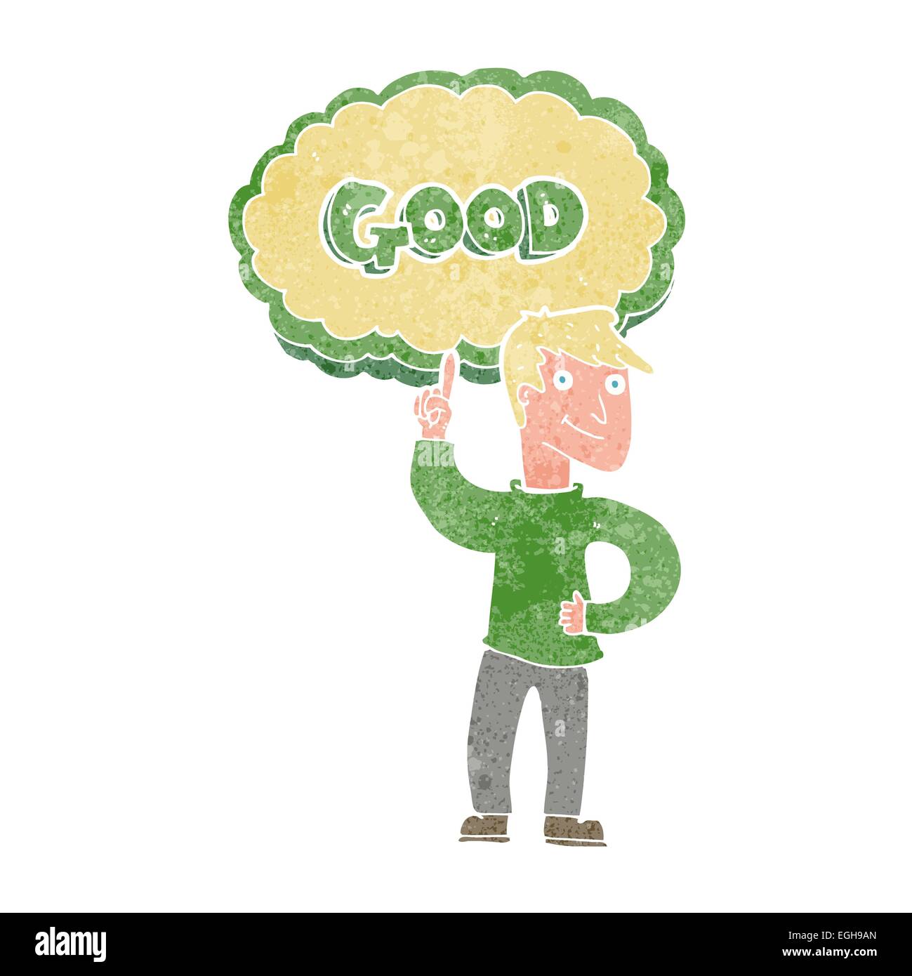 cartoon man doing good Stock Vector Image & Art - Alamy