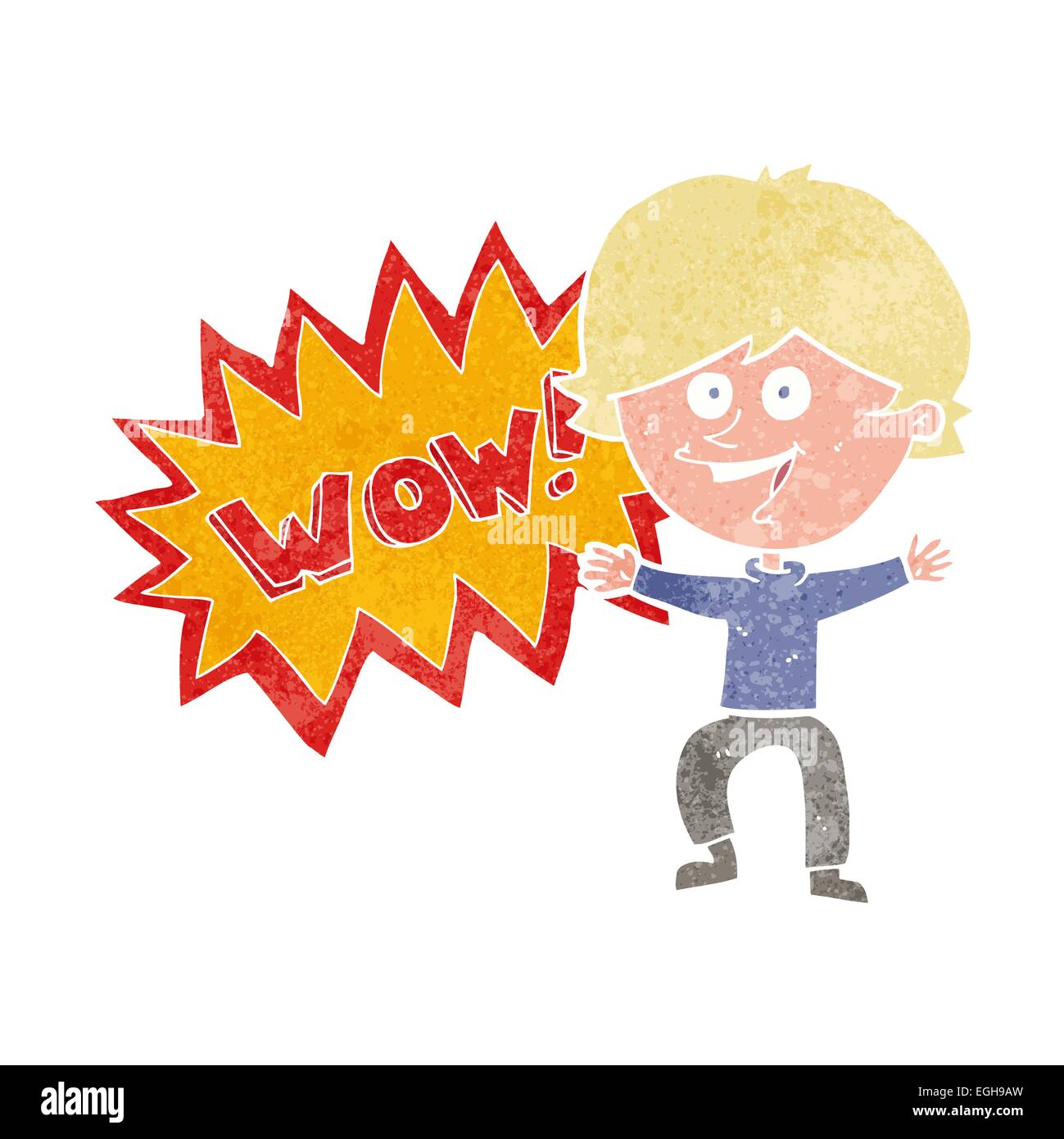 cartoon amazed man Stock Vector Image & Art - Alamy