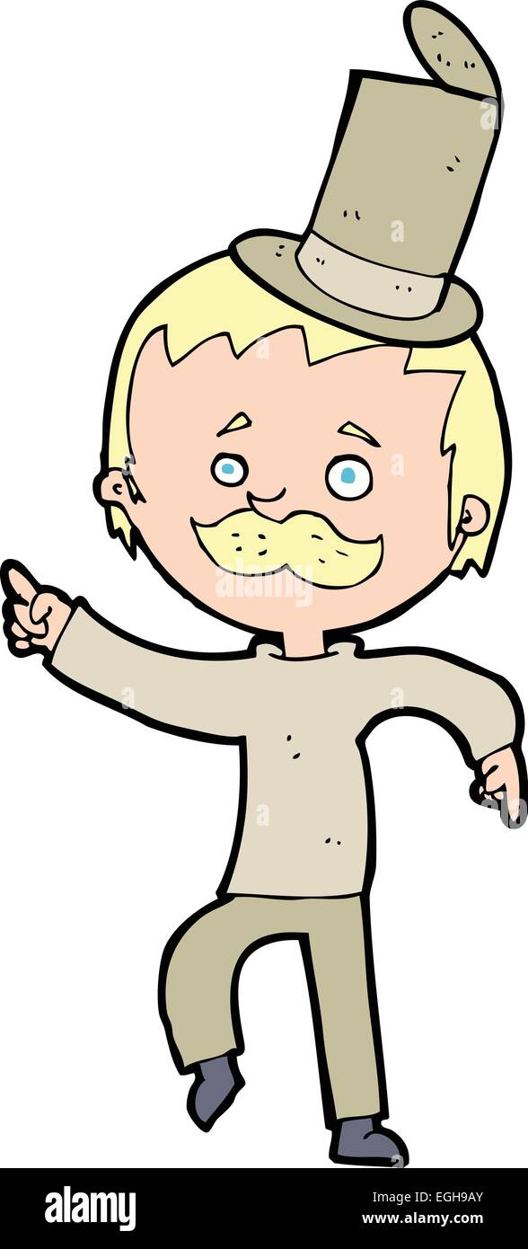 cartoon man in broken old hat Stock Vector Image & Art - Alamy