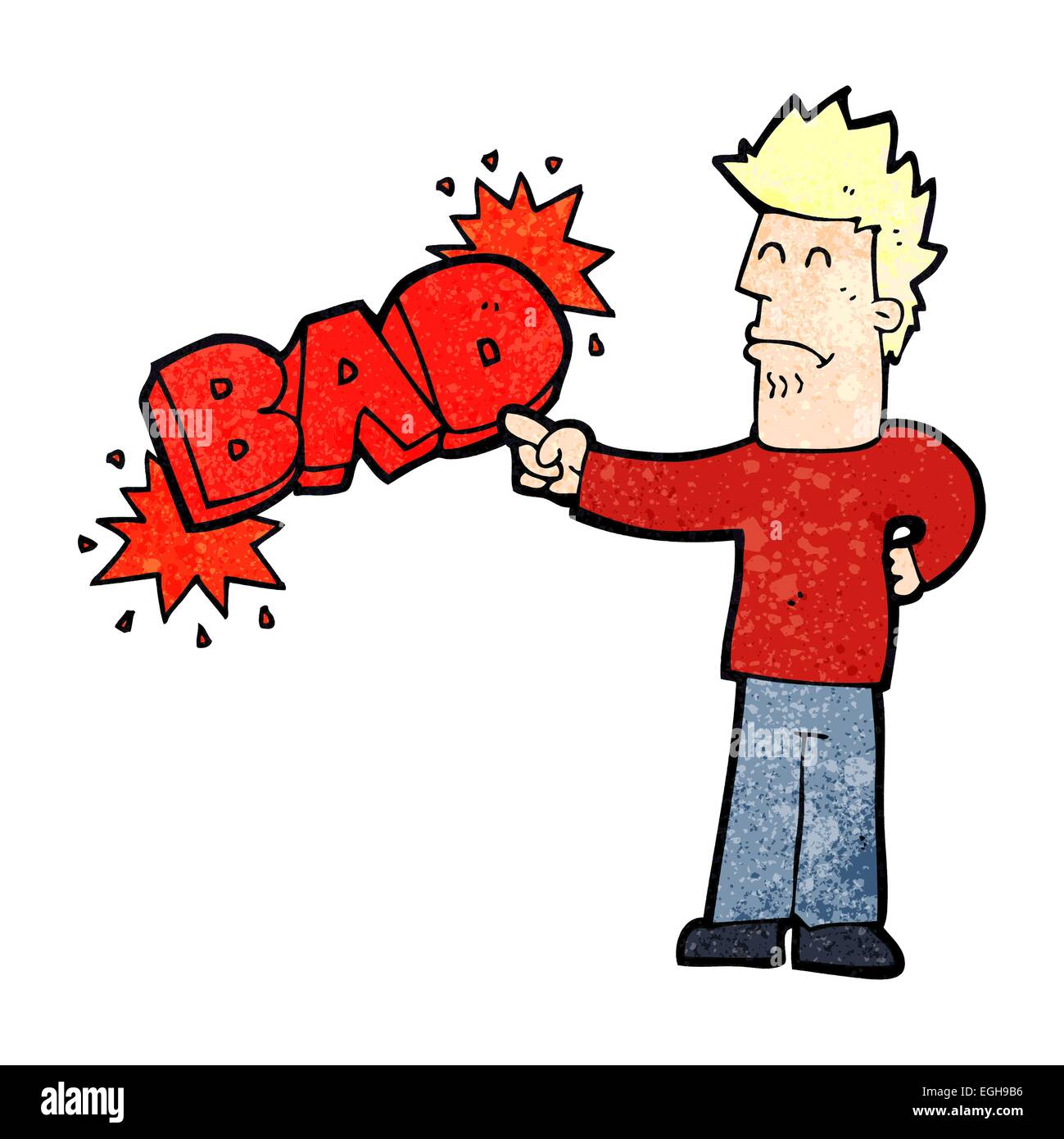 cartoon man pointing out the bad Stock Vector Image & Art - Alamy
