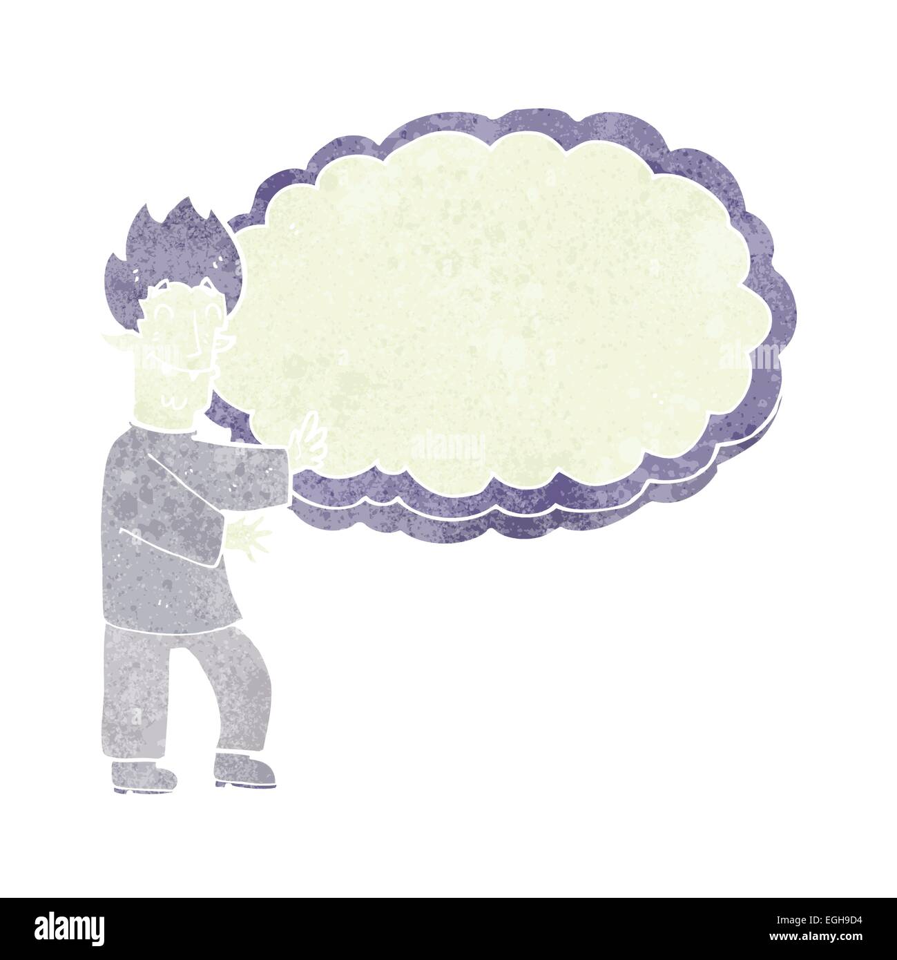 cartoon vampire with text bubble Stock Vector Image & Art - Alamy