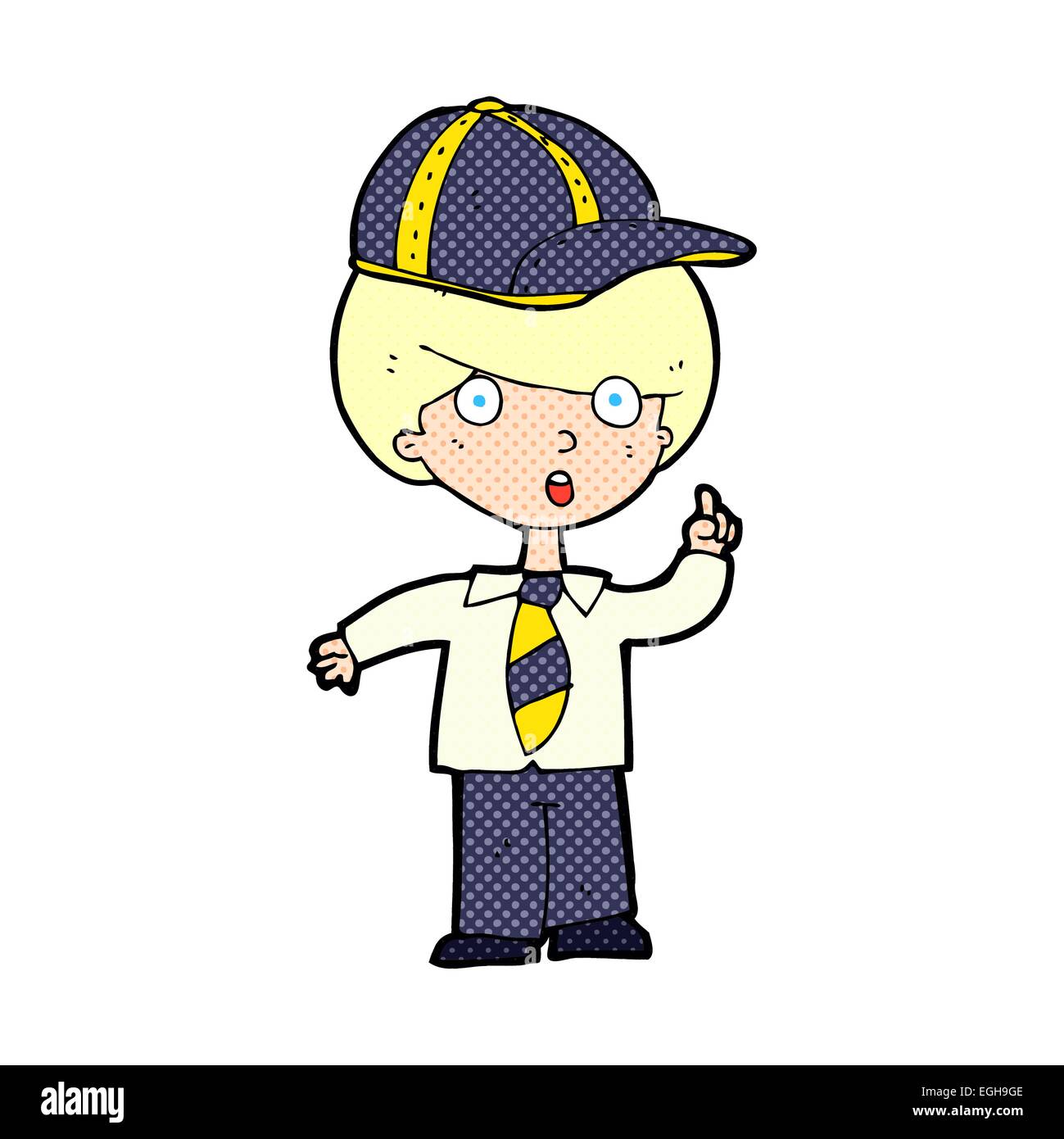 cartoon school boy Stock Vector Image & Art - Alamy
