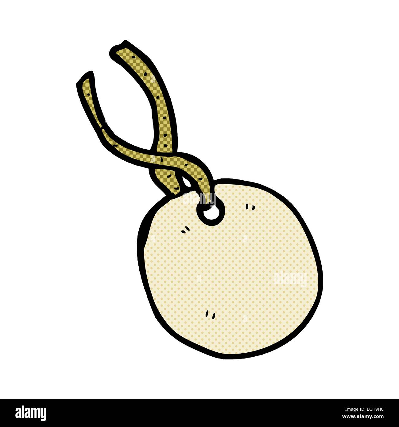 retro comic book style cartoon gift tag Stock Vector Image & Art - Alamy