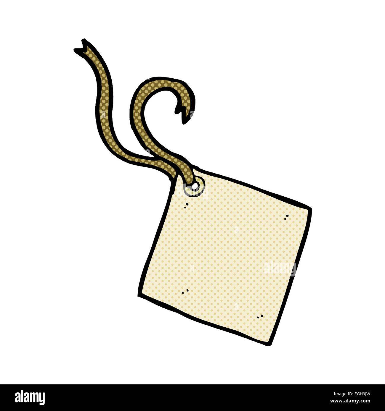 retro comic book style cartoon gift tag Stock Vector Image & Art - Alamy