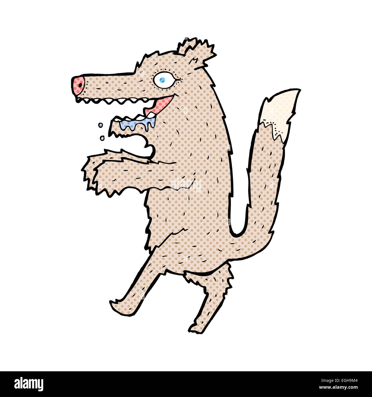 Wolf chasing Stock Vector Images - Alamy