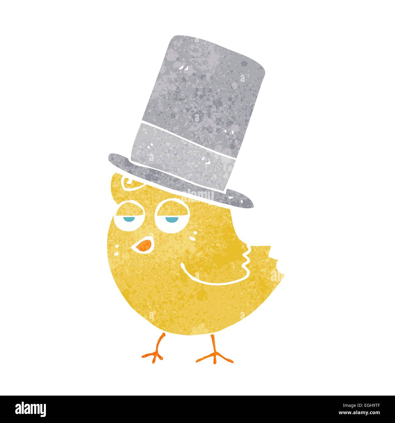 cartoon bird in top hat Stock Vector Image & Art - Alamy