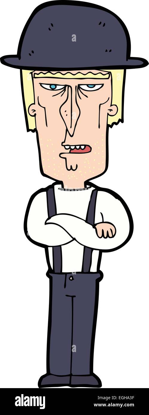 cartoon man wearing hat Stock Vector Image & Art - Alamy