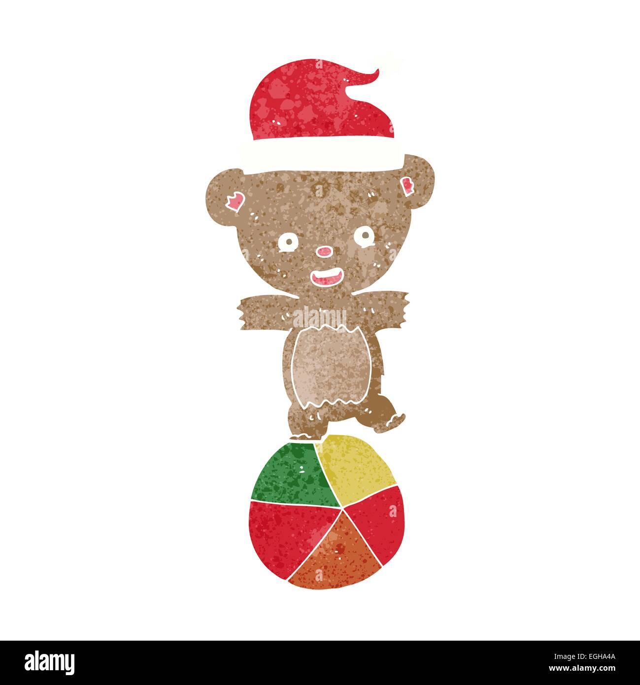 cartoon christmas teddy bear Stock Vector Image & Art - Alamy