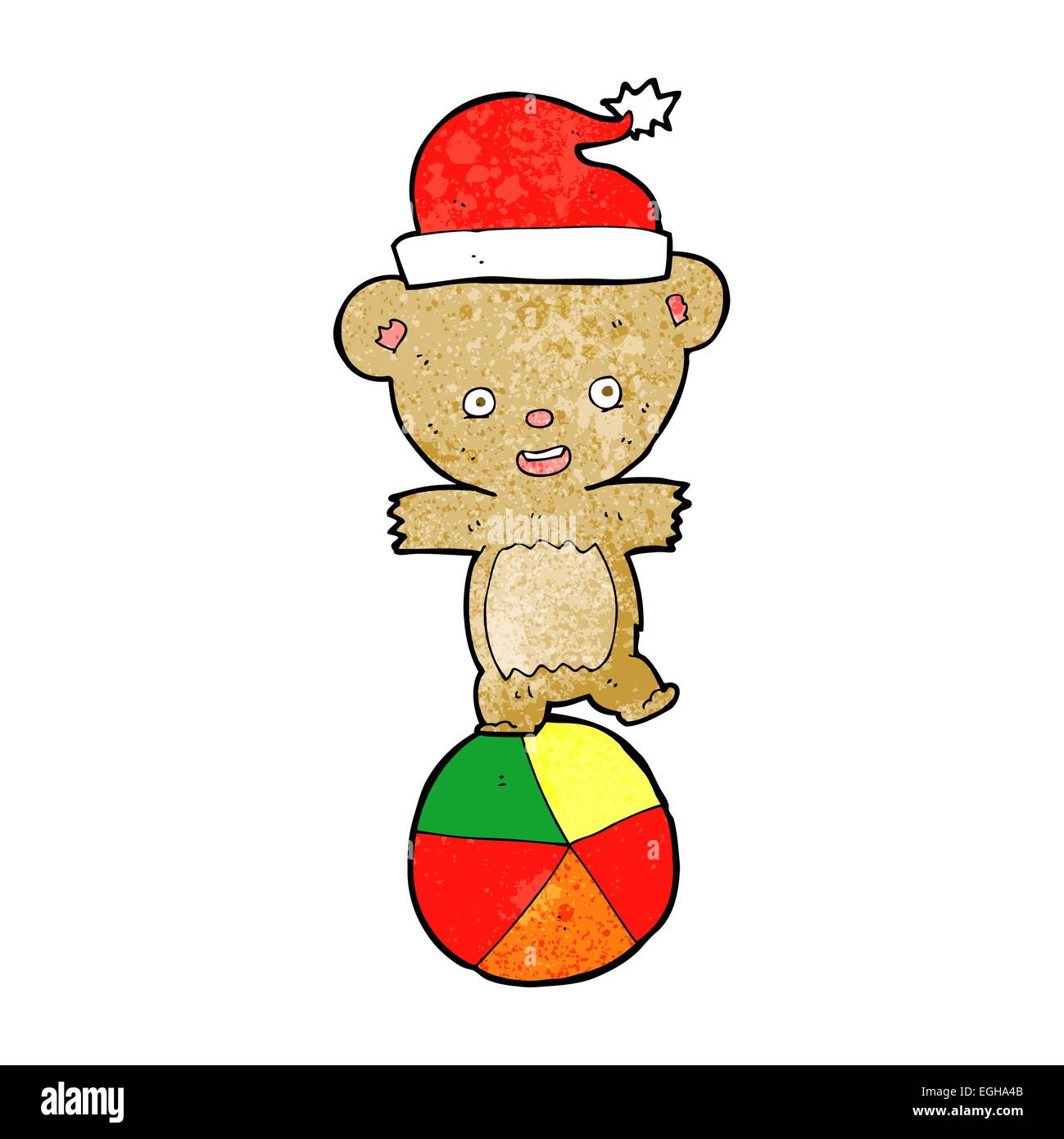 cartoon christmas teddy bear Stock Vector Image & Art - Alamy