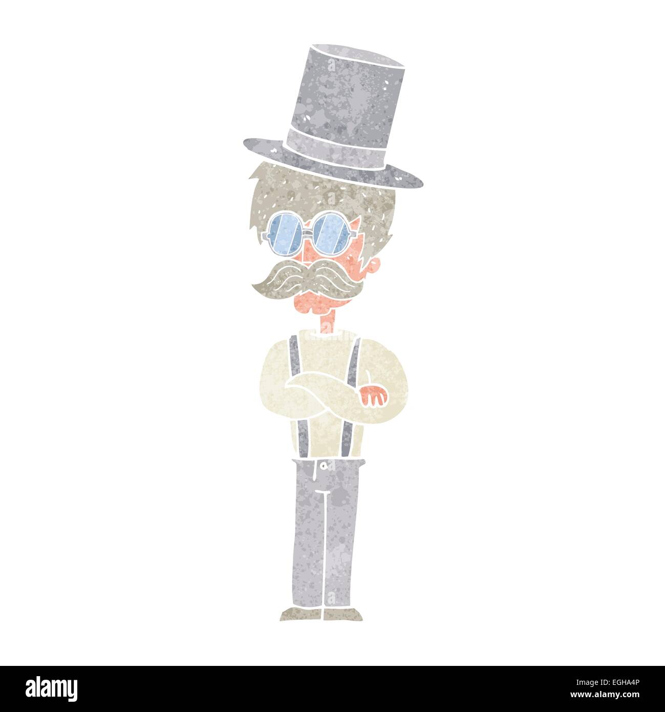 cartoon man wearing hat Stock Vector Image & Art - Alamy
