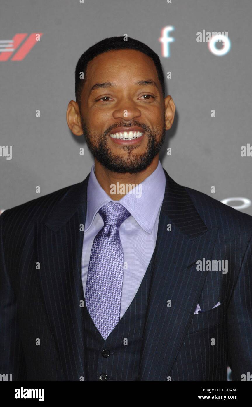 Los Angeles, CA, USA. 24th Feb, 2015. Will Smith at arrivals for FOCUS ...
