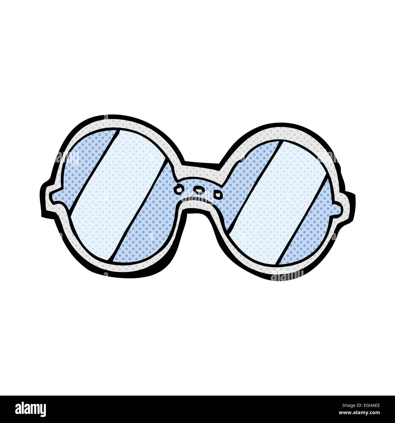 retro comic book style cartoon spectacles Stock Vector Image & Art - Alamy