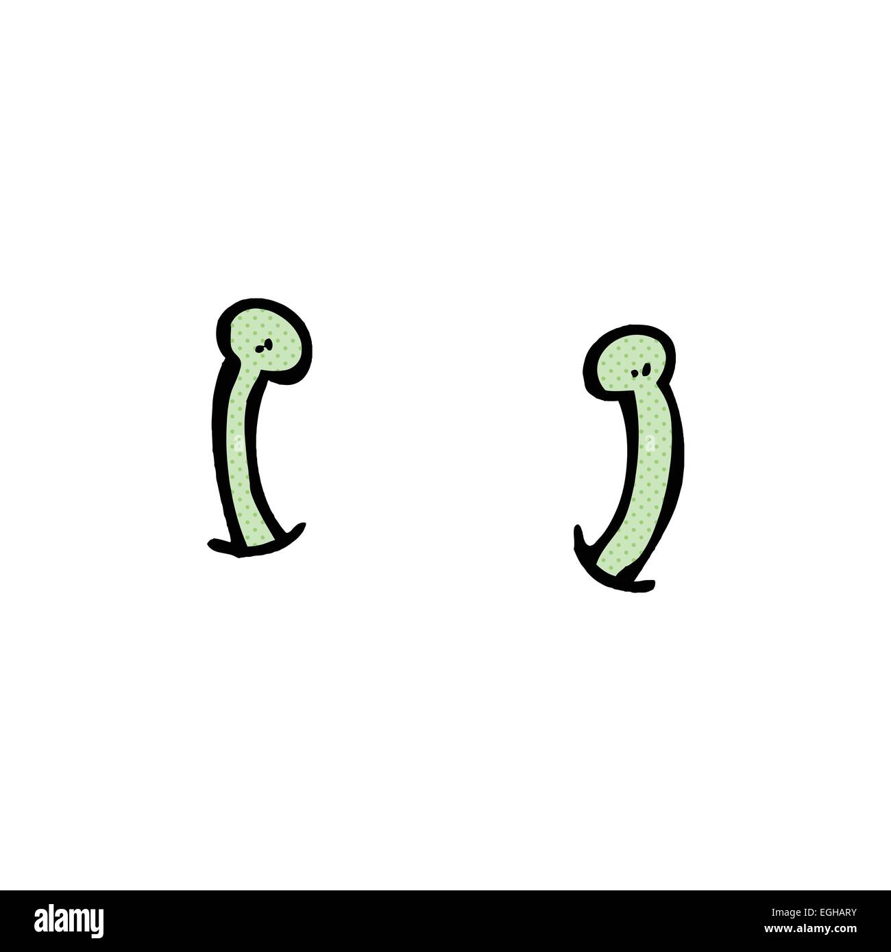 retro comic book style cartoon alien antennae Stock Vector Image & Art ...