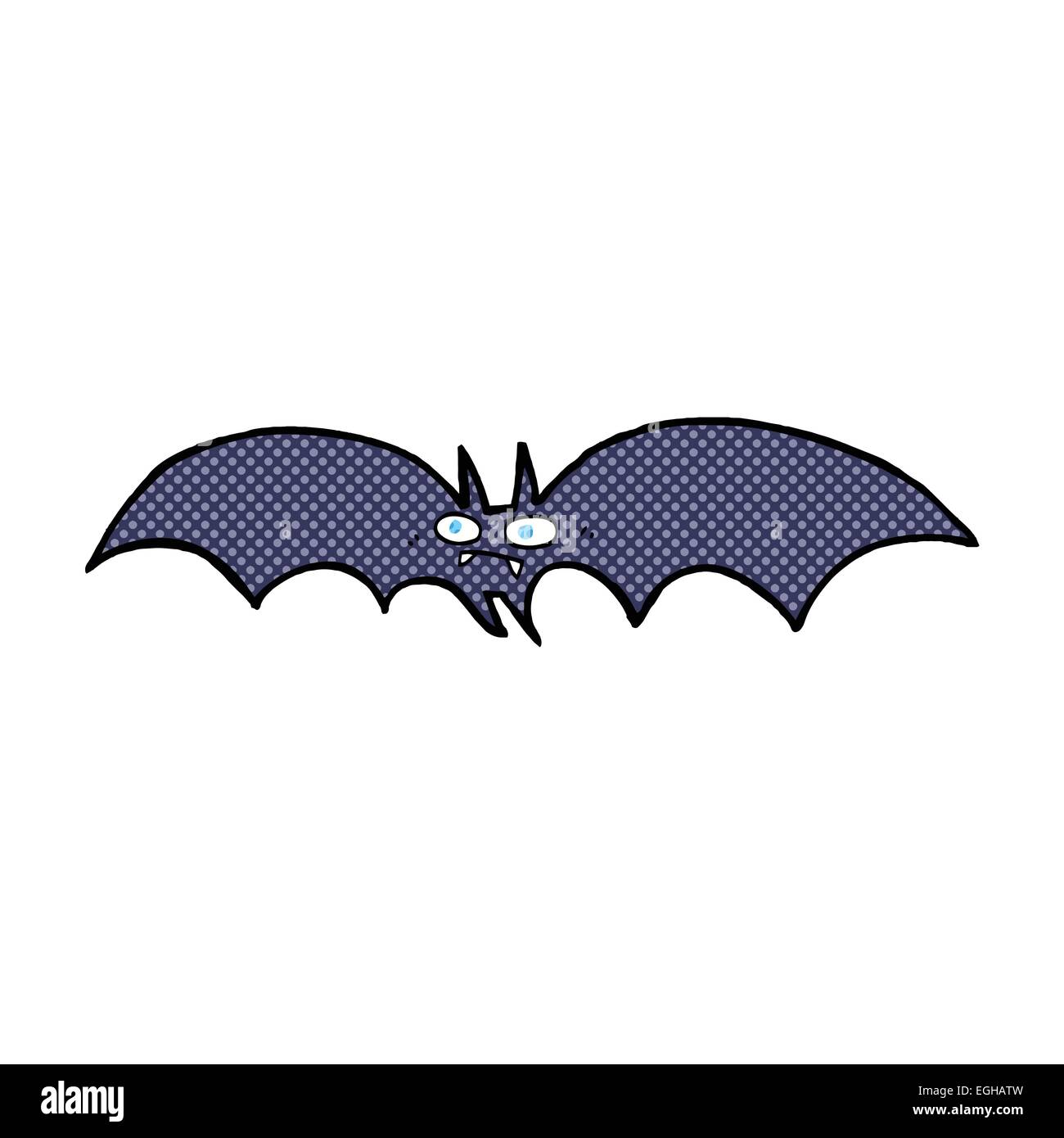 retro comic book style cartoon vampire bat Stock Vector Image & Art - Alamy
