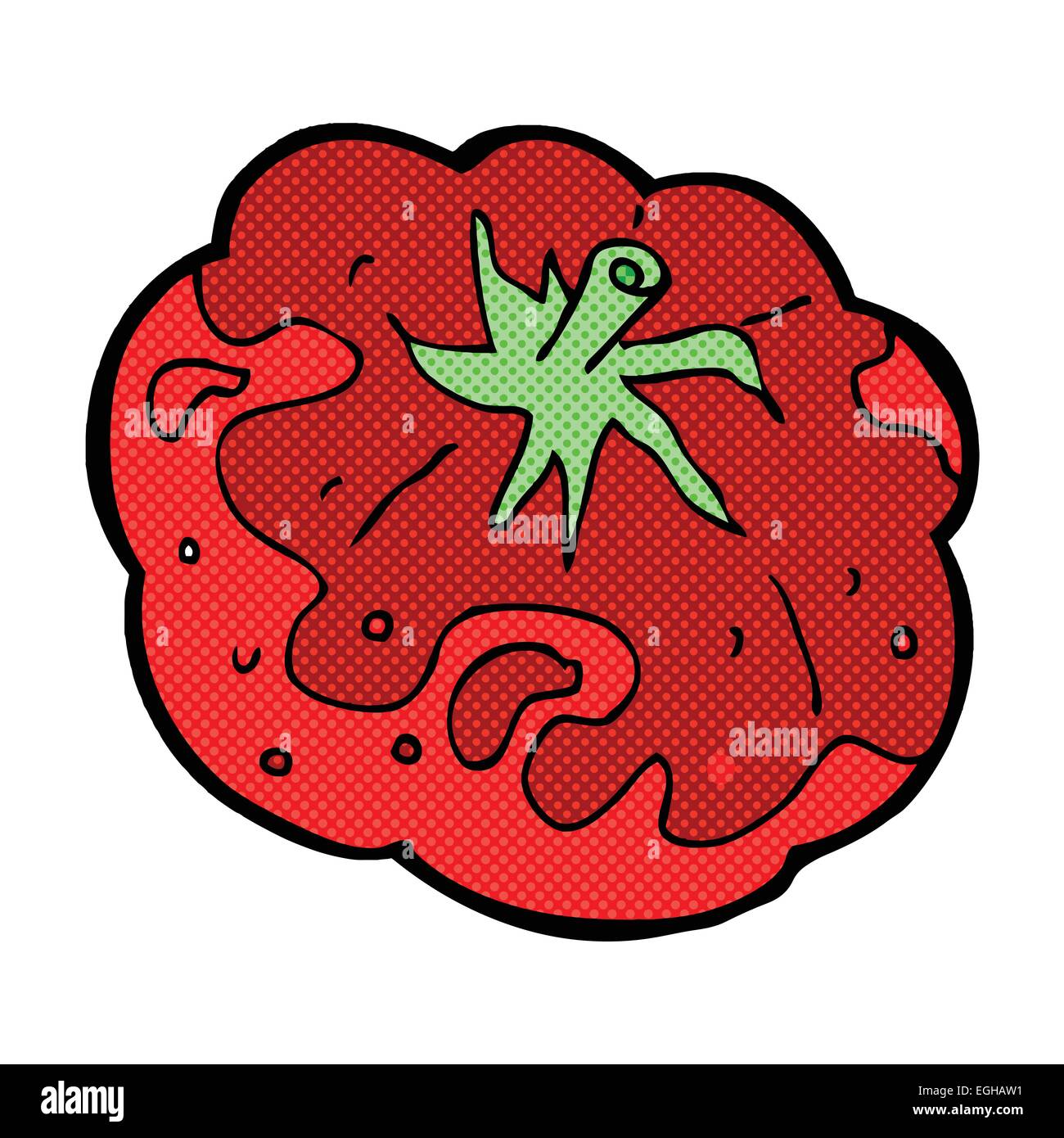 retro comic book style cartoon tomato Stock Vector Image & Art - Alamy