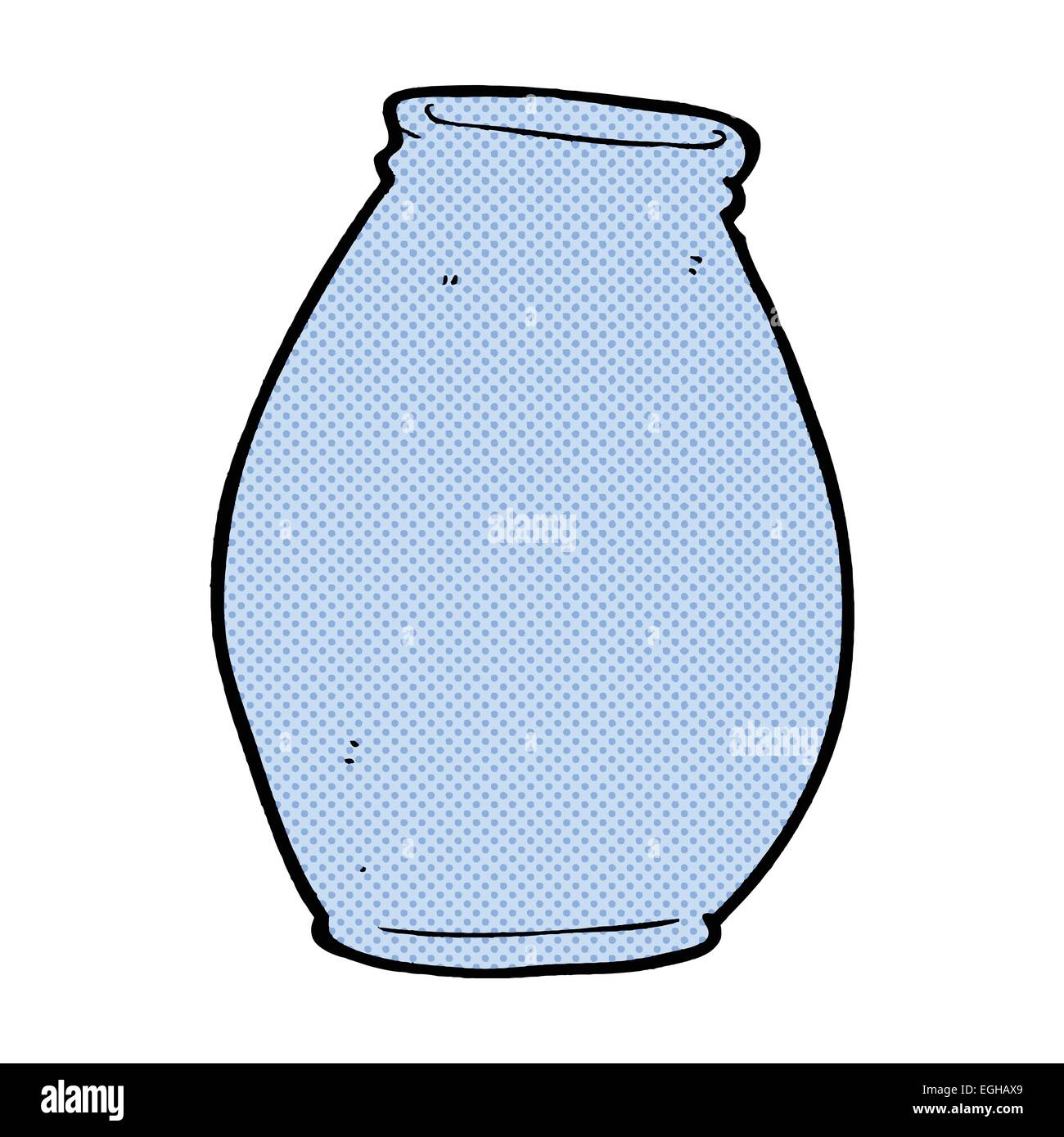 retro comic book style cartoon vase Stock Vector Image & Art - Alamy