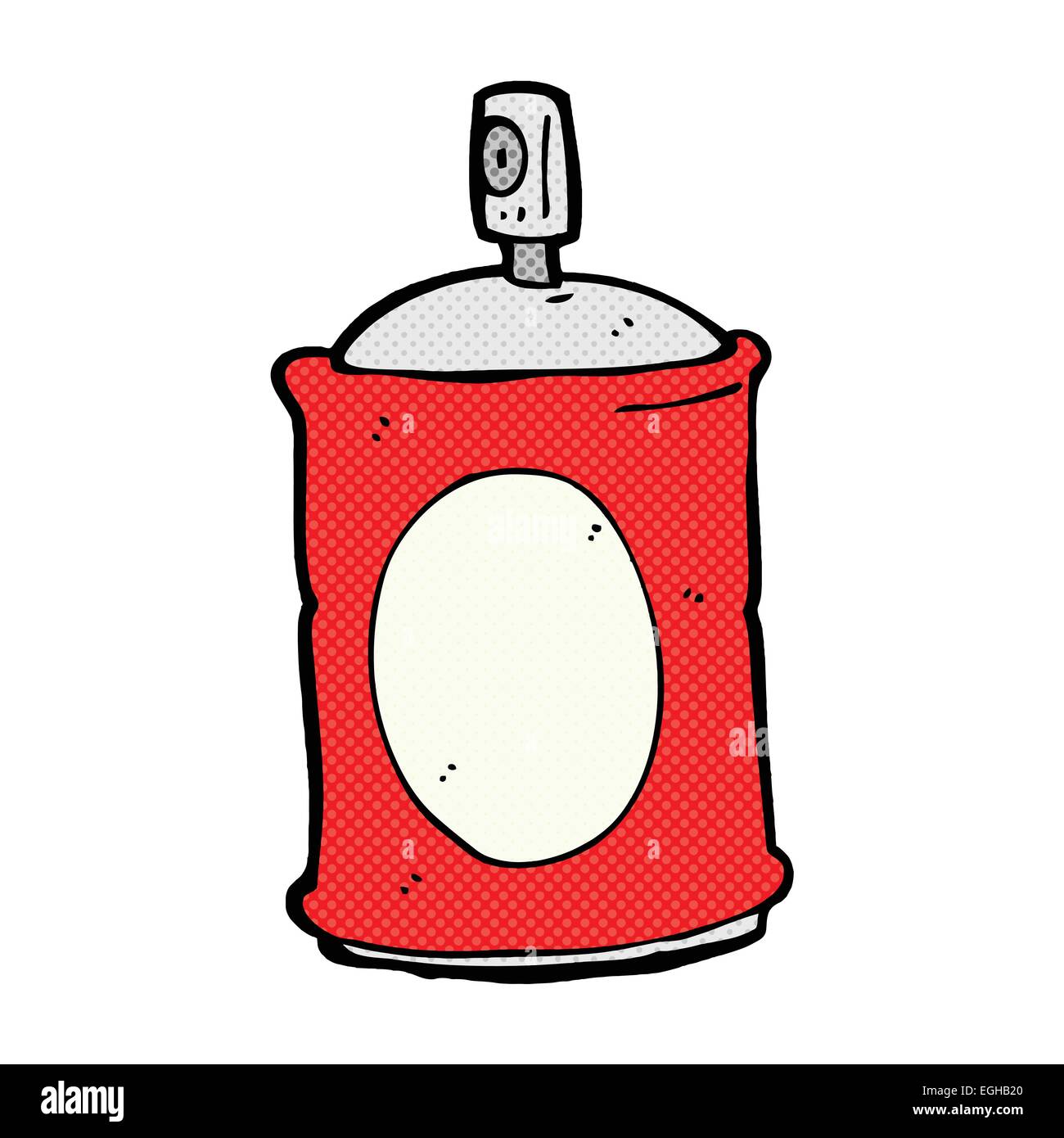 retro comic book style cartoon spray can Stock Vector Image & Art - Alamy