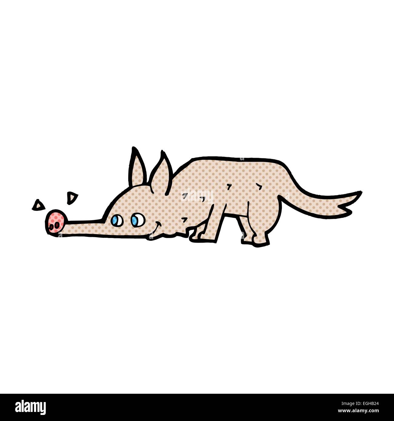 Wolf sniffing Stock Vector Images - Alamy