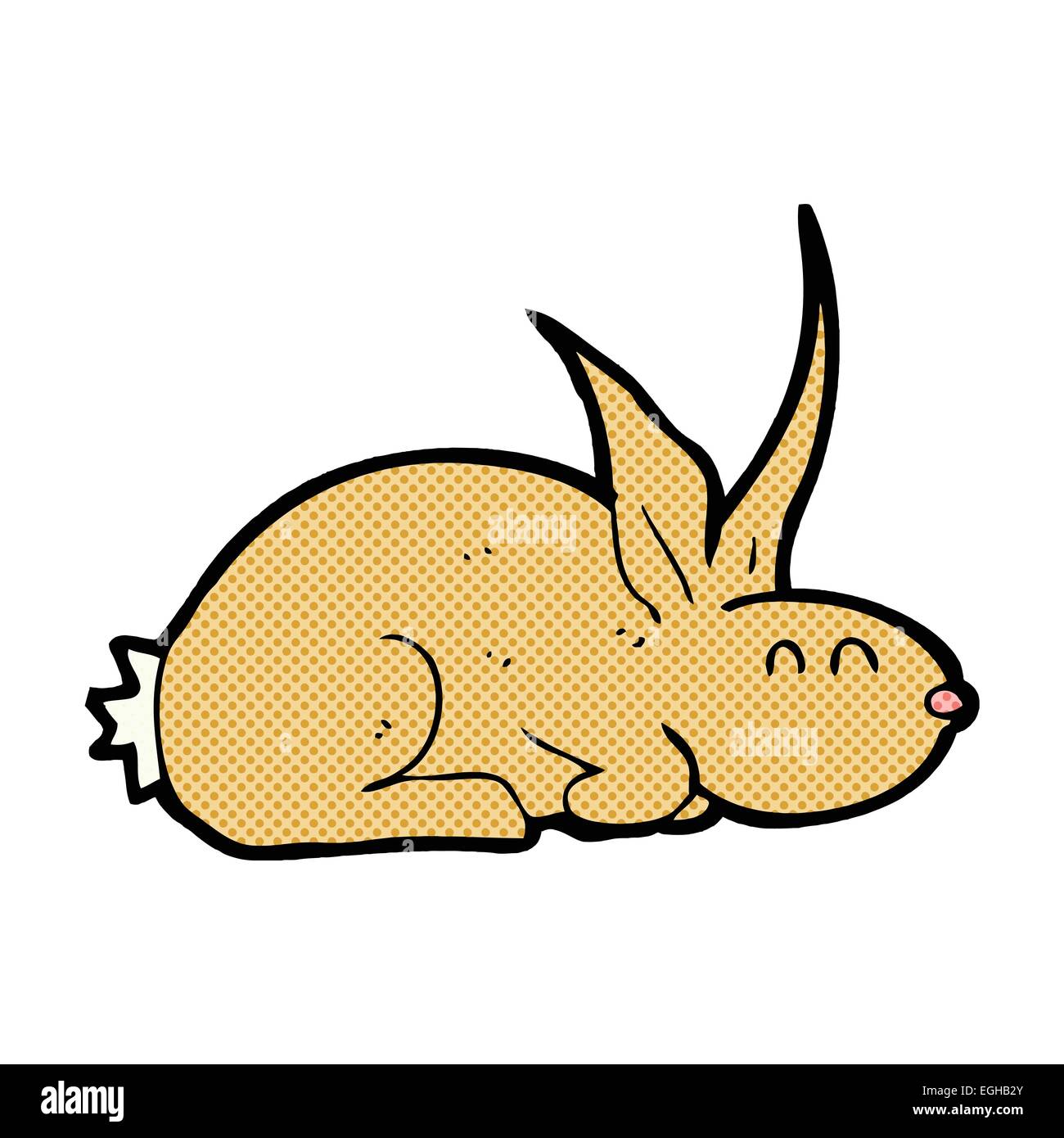 retro comic book style cartoon rabbit Stock Vector Image & Art - Alamy