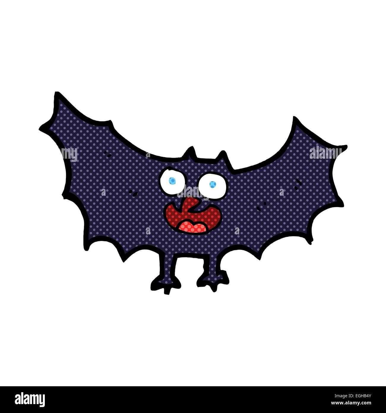 retro comic book style cartoon bat Stock Vector Image & Art - Alamy