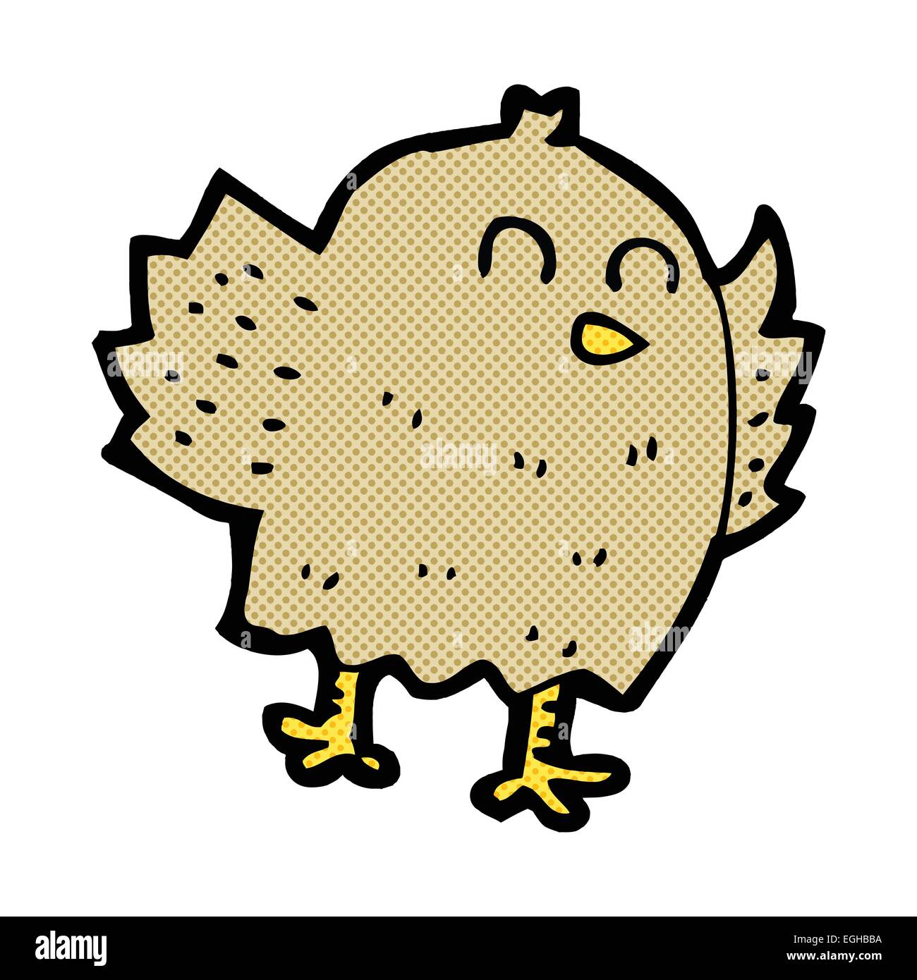 retro comic book style cartoon bird Stock Vector Image & Art - Alamy