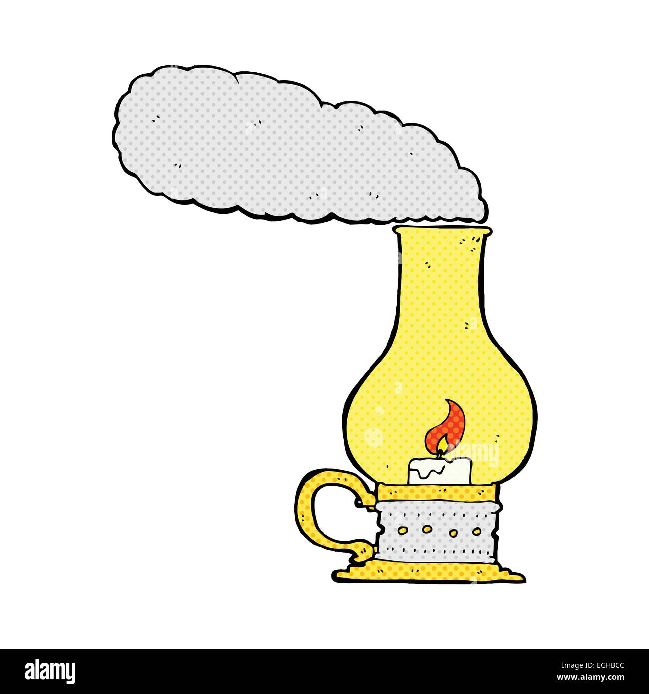 retro comic book style cartoon lantern Stock Vector Image & Art - Alamy