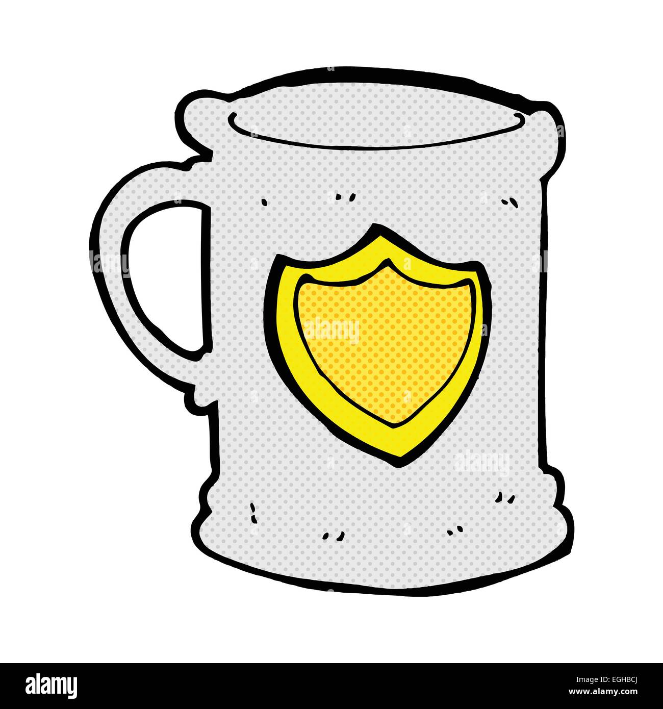 retro comic book style cartoon tankard Stock Vector Image & Art - Alamy