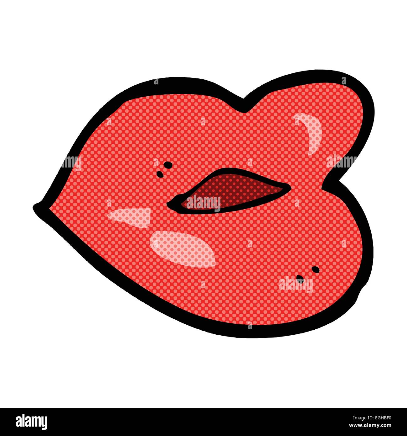 retro comic book style cartoon lips Stock Vector Image & Art - Alamy