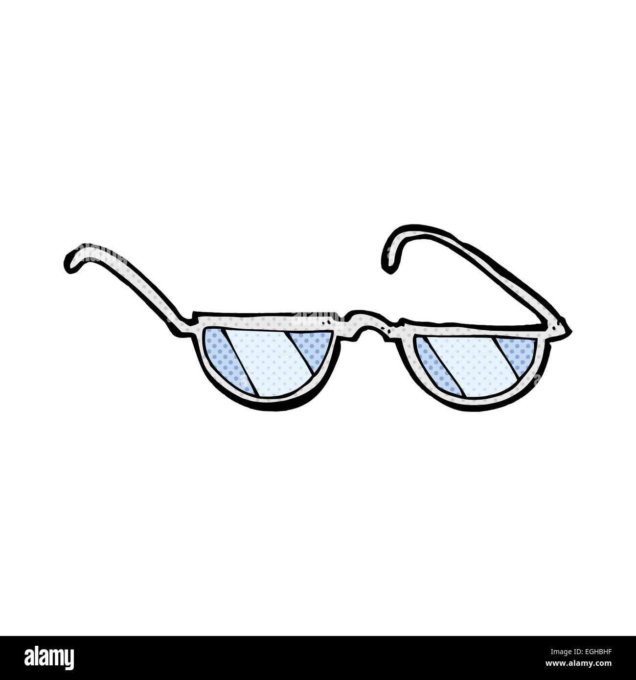 retro comic book style cartoon glasses Stock Vector Image & Art - Alamy