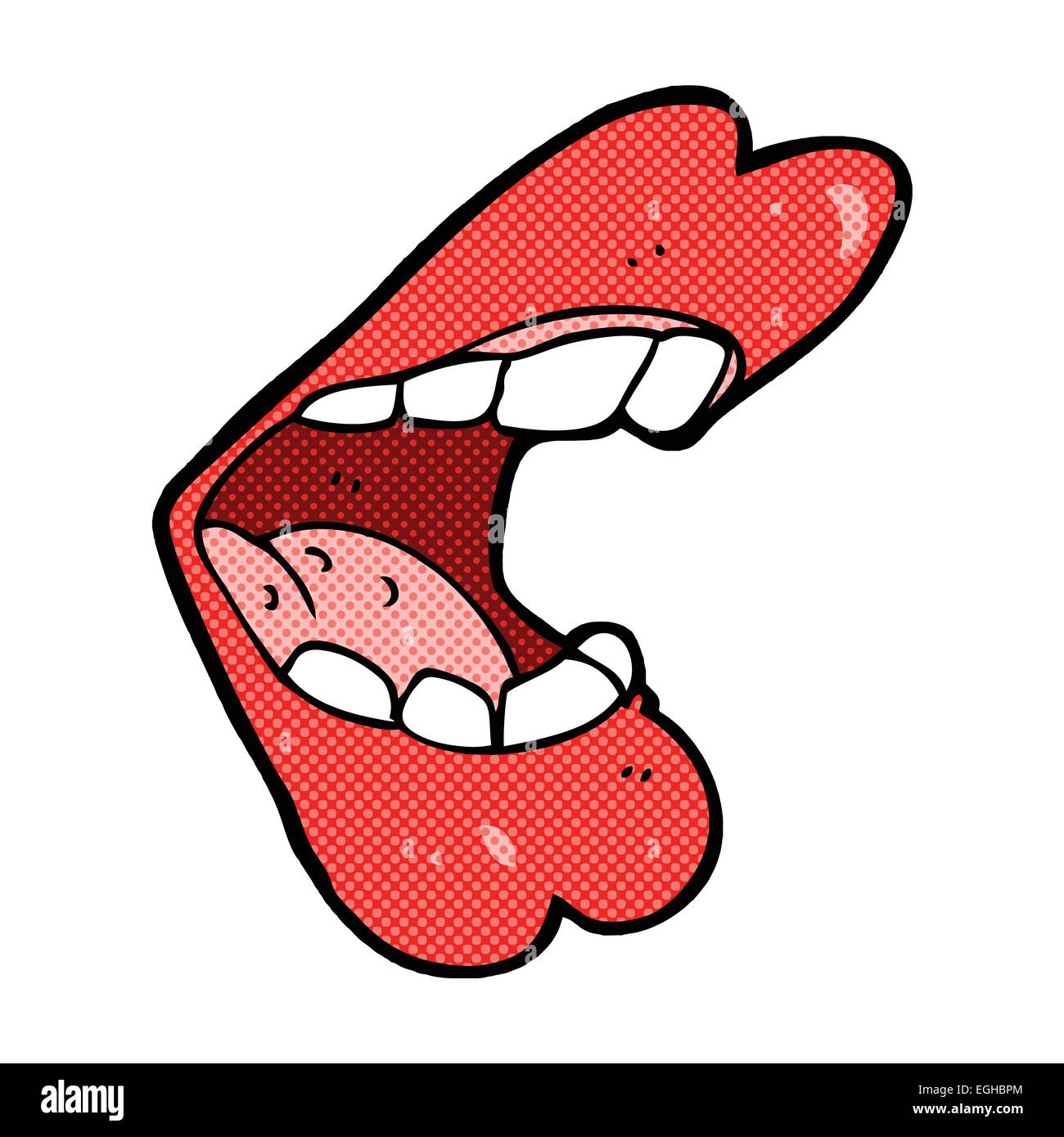 Female mouth line style Cut Out Stock Images & Pictures - Alamy