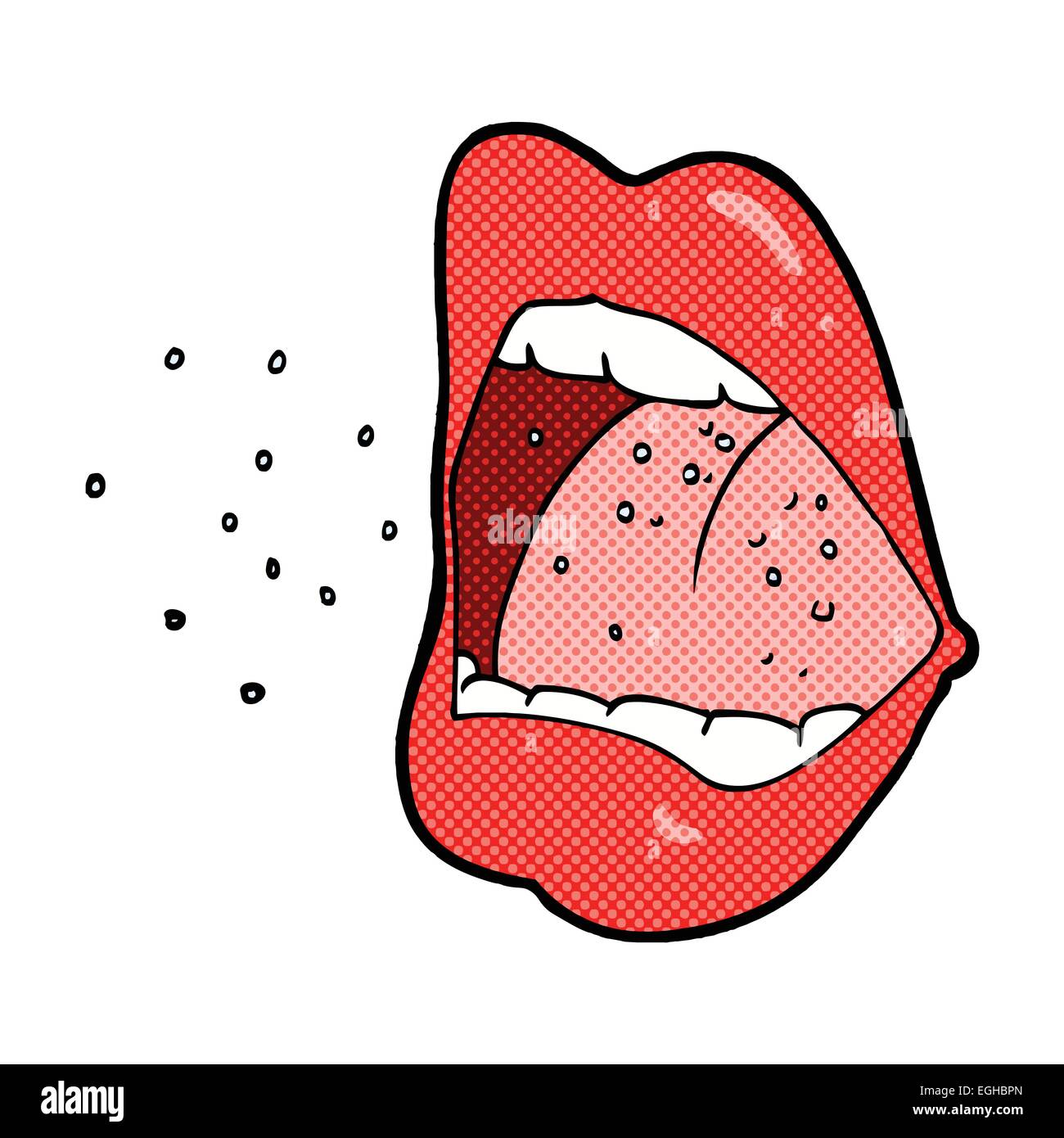 Cartoon sneezing mouth hi-res stock photography and images - Alamy