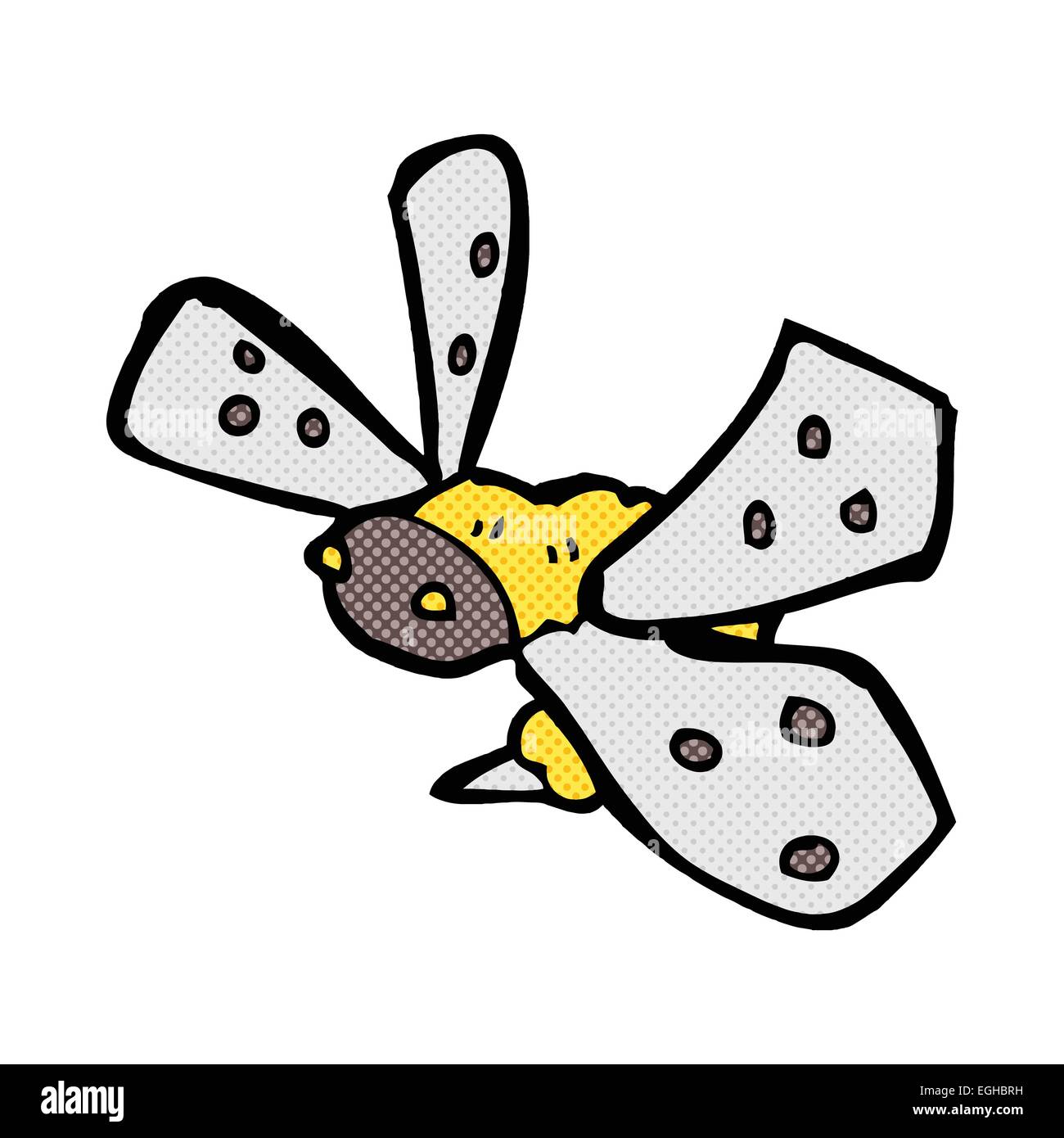 retro comic book style cartoon bee Stock Vector Image & Art - Alamy