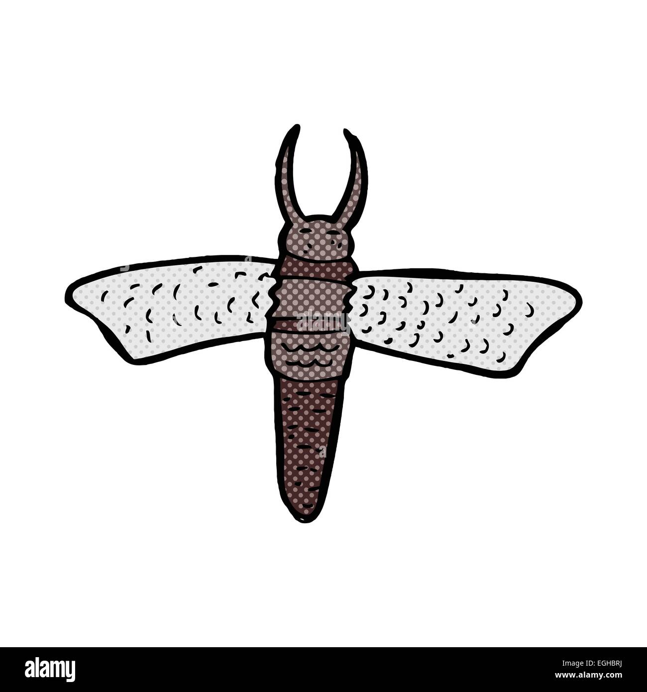 retro comic book style cartoon bug Stock Vector Image & Art - Alamy