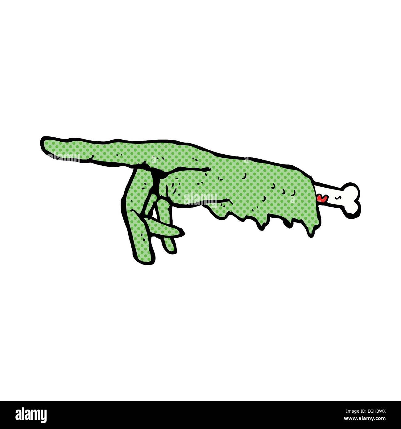 Cartoon pointing zombie hand Stock Vector Images - Alamy