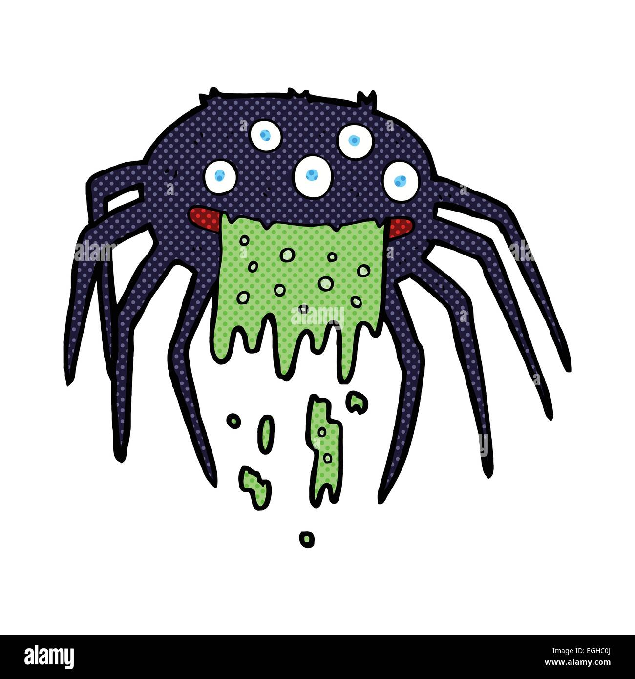 Gross spider Stock Vector Images - Alamy