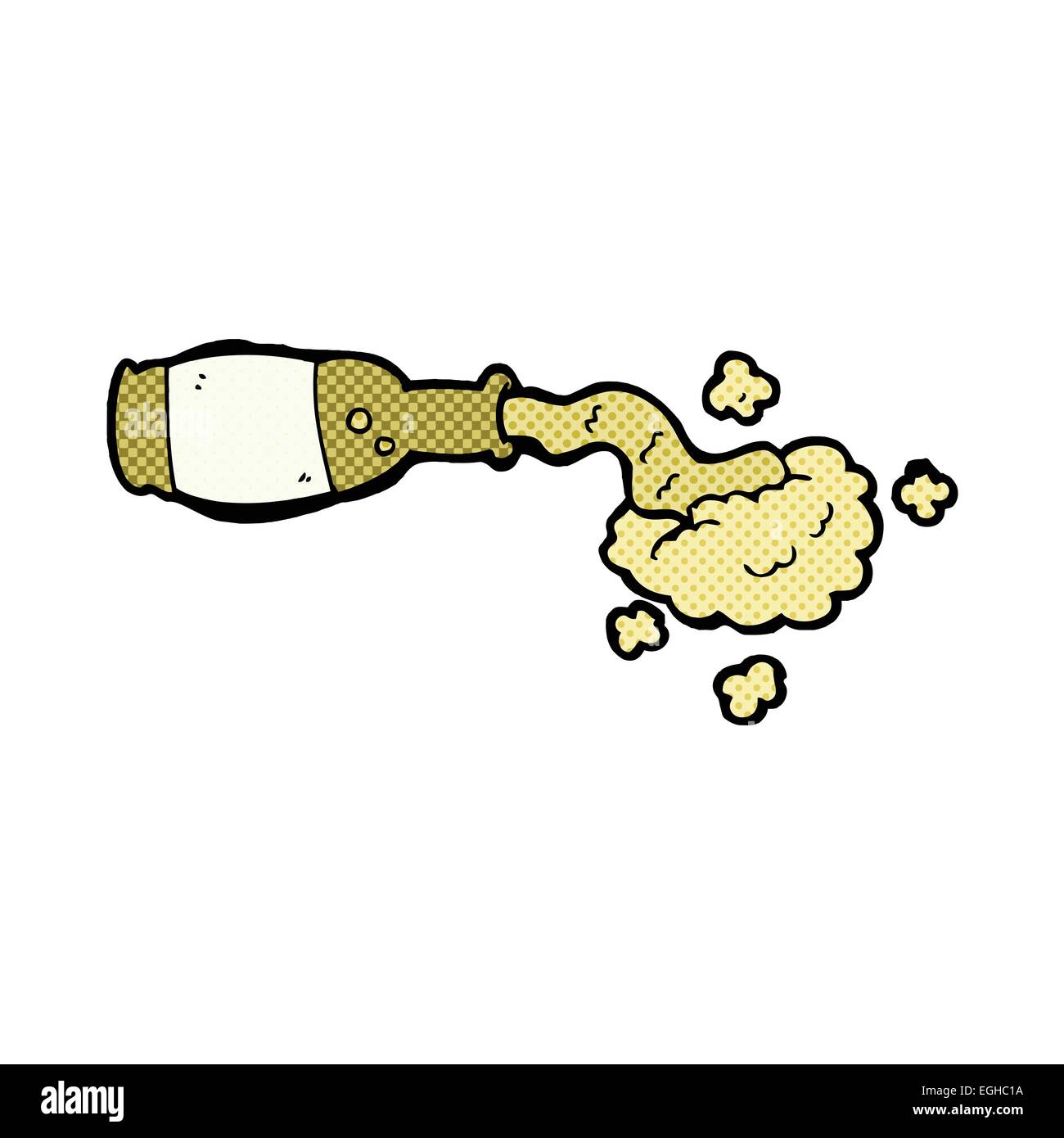 retro comic book style cartoon spilled beer Stock Vector Image & Art ...