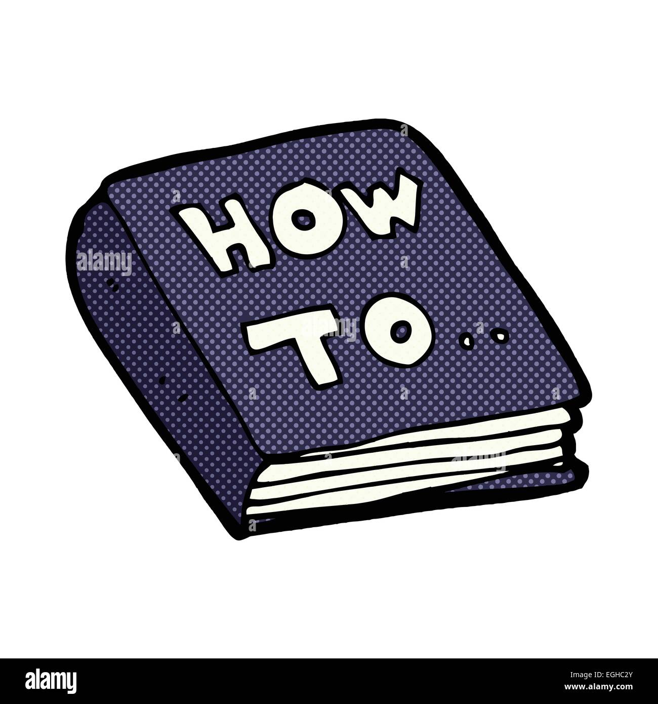 retro comic book style cartoon how to book Stock Vector Image & Art - Alamy